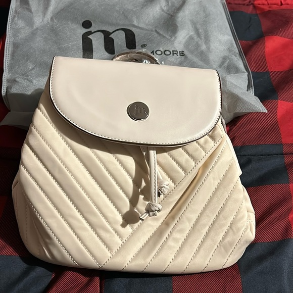 Jessica Moore | Bags | Nwt Jessica Moore Backpack Purse Cream Colored ...